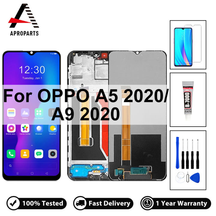 6.5" Top Quality For OPPO A5 A9 2020 CPH1931 CPH1937 LCD Display Touch ...