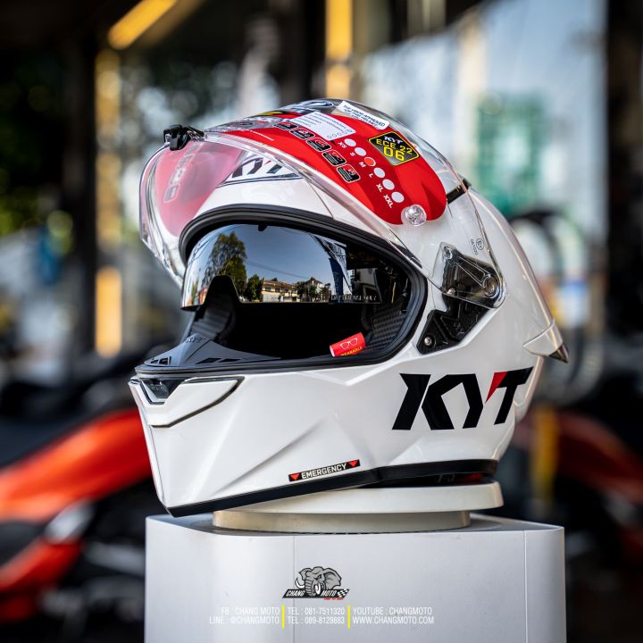 KYT R2R PRO - Plain White | Lazada.co.th