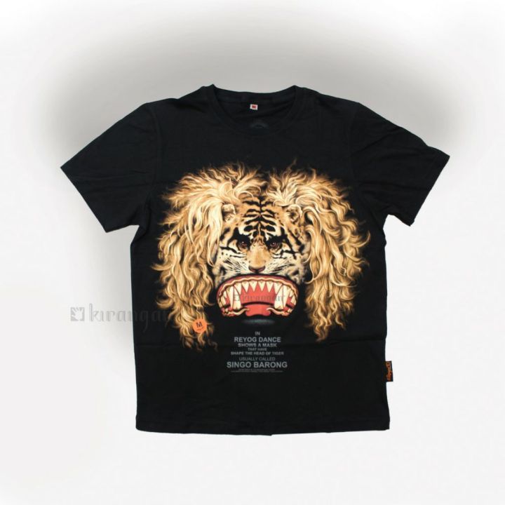 kaos kepala reog ponorogo , singo barong | Lazada Indonesia