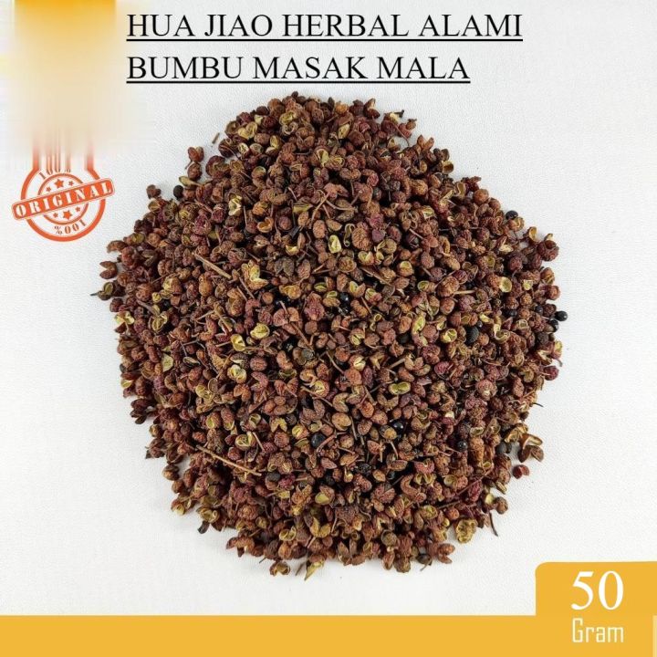 HUA JIAO (50 gram) / HUAJIAO / MALA KERING Sebagai pelengkap bumbu ...