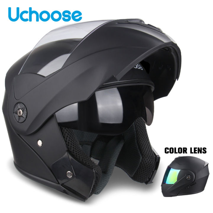 Uchoose Cross Section Double Lens DOT Certification Safety Motorcycle ...