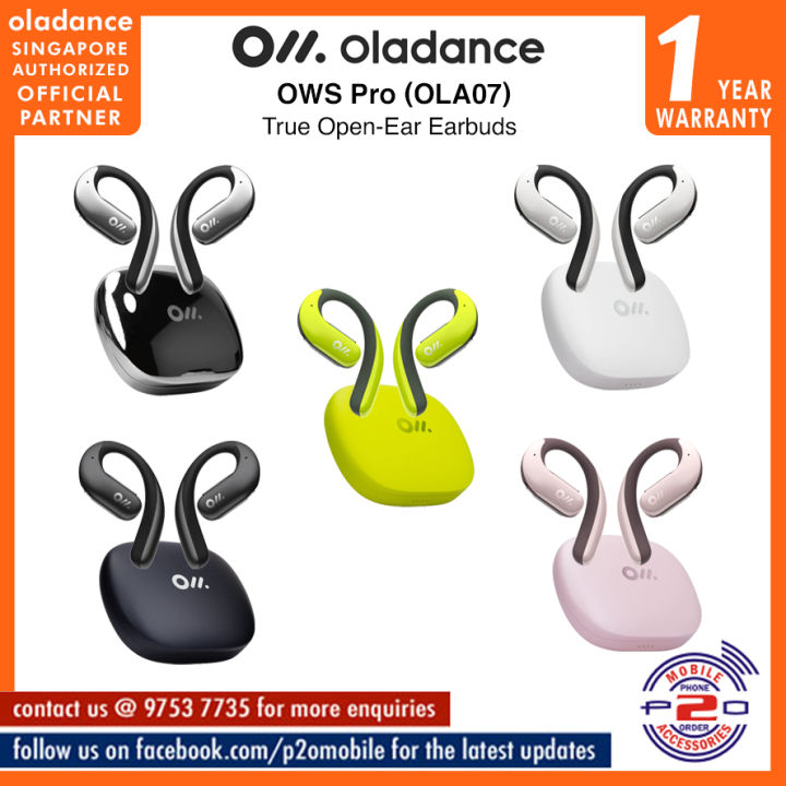 Oladance OWS Pro (OLA07) Open Ear Bluetooth Headphones with Multipoint ...