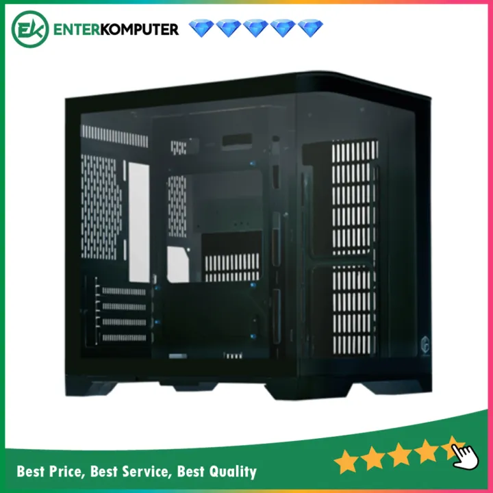 Casing CUBE GAMING CURVAR BLACK - mATX Gaming Case - Front Curve Design & Left Side Tempered ...