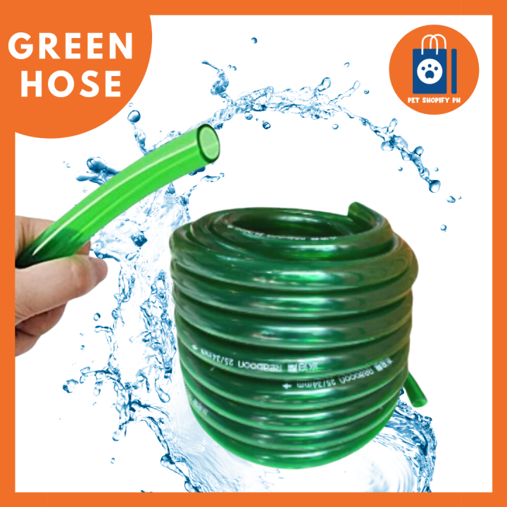 Aquarium Green Hose 16-22mm 19-25mm 25-34mm Diameter UNCUT For Canister ...