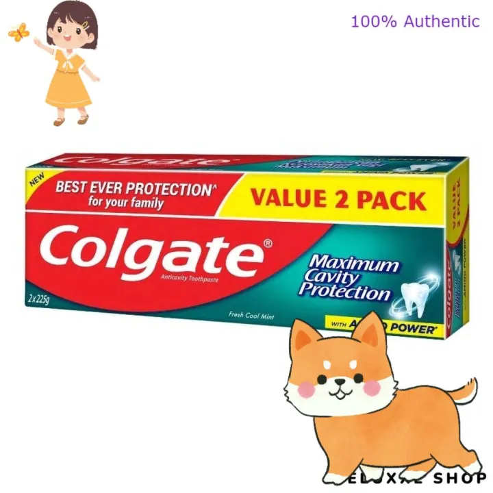 Colgate Maximum Cavity Protection Toothpaste Valuepack 225g x 2S | Lazada