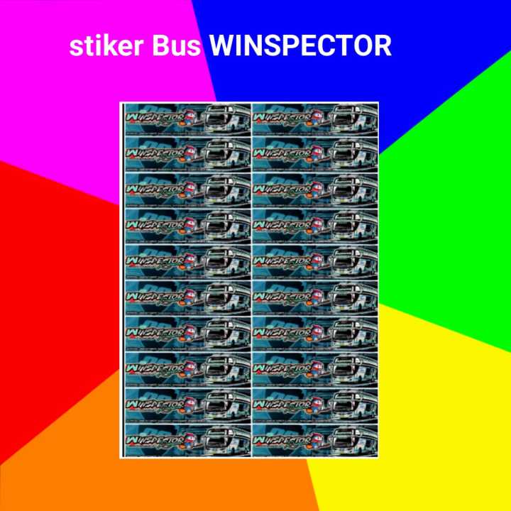 stiker bus winspektor | Lazada Indonesia