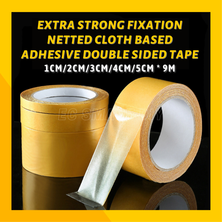 Super Sticky Netted Cloth Based Adhesive Transparent Double Sided Tape ...