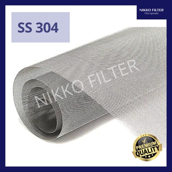 Wire Mesh Saringan SS 304 #80, 100, 120, 150, 180, 200, 250 - Mesh 80 ...