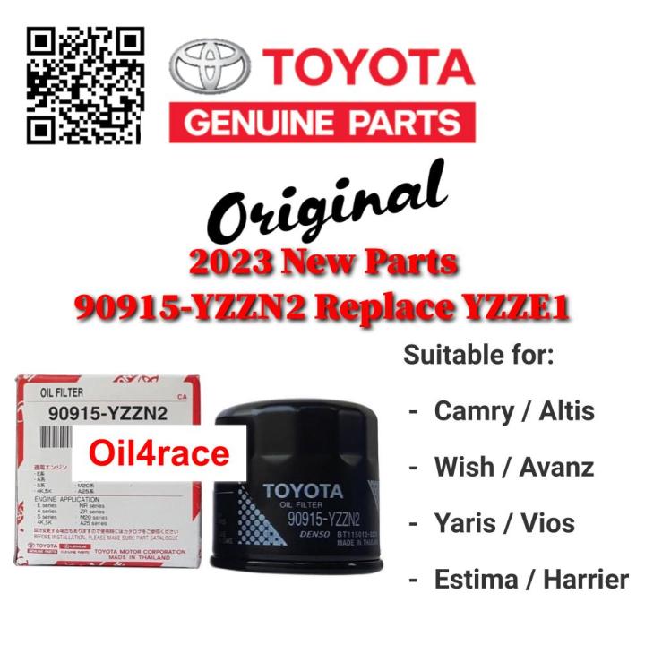 Genuine Toyota Oil Filter (Original) 90915-YZZN2 | Lazada