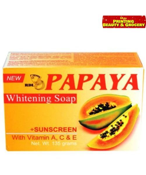 Rdl Papaya Whitening Soap 135g Herbal Cleanser Filipino Favorite ...