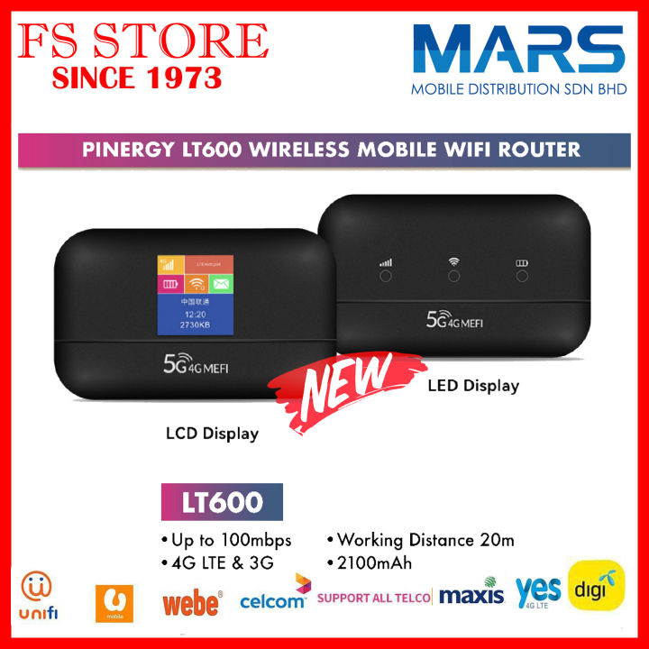 MARS BRAND LT600 MODEM 4G LTE WIRELESS MOBILE WIFI FOR ALL SIM CARD ...