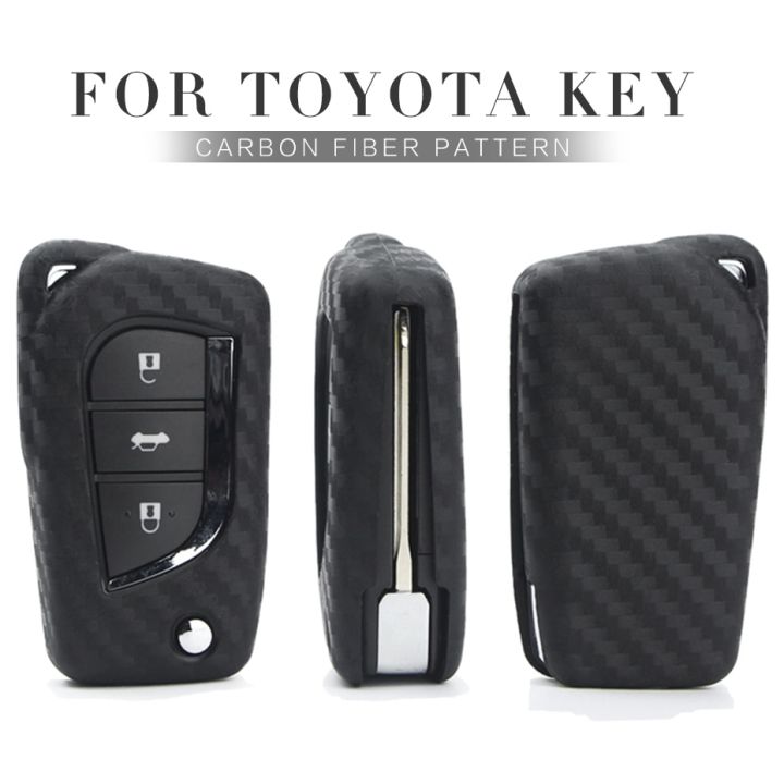KLNU Toyota fortuner innova Remote key cover holder keyfob Silica Gel ...