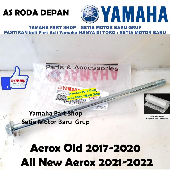 As Roda Depan Front Wheel Axle All New Aerox 2021 Aerox Old 155 ...
