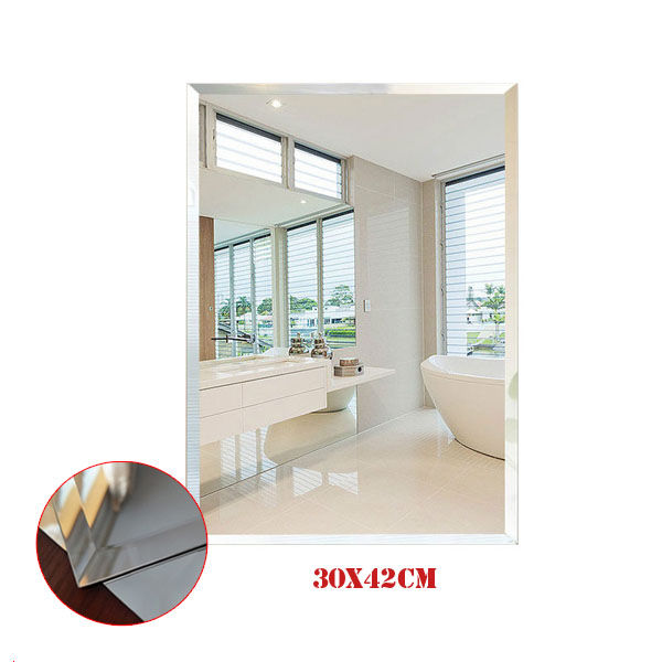 RECTANGLEMIRROR(30x42cm) - New Rectangle Wall Adhesive Glass Mirror ...