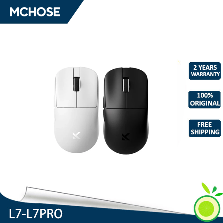 MCHOSE L7 Pro Wireless Mouse PAW3395 26000DPI Lightweight Three Mode Gaming Mouse | Lazada