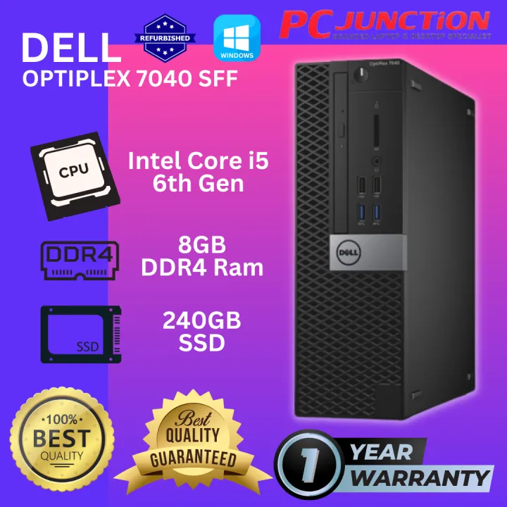 Refurbished DELL OPTIPLEX 7040 SFF Full Set (i5-6th Gen, 8GB DDR4 ...