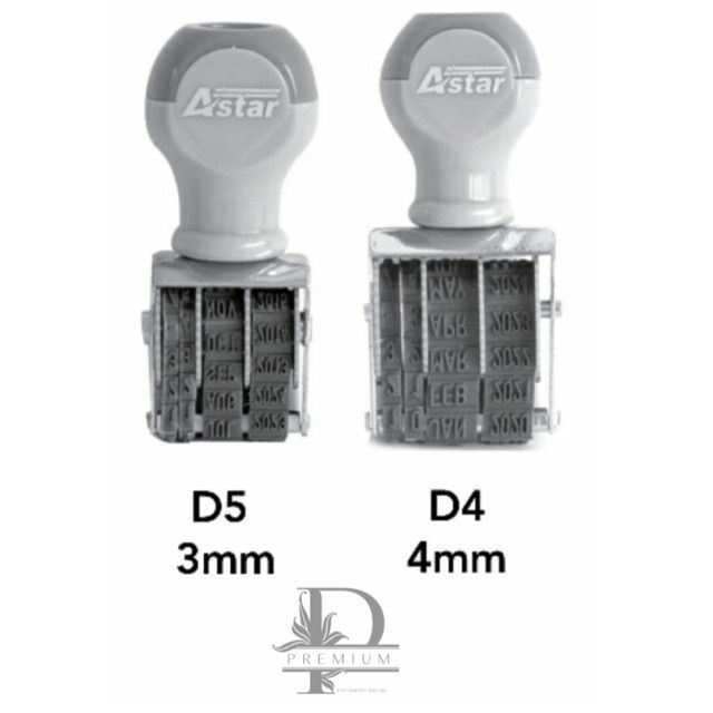 Astar Dater Stamp (3mm/4mm/5mm) / Cop Tarikh / Date Stamp / Cop Paid ...