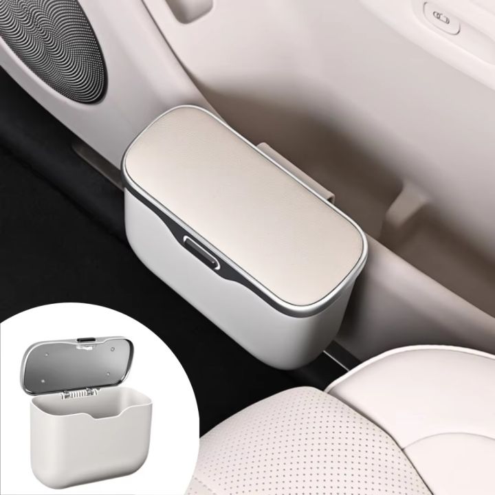ZHITTY Chống thấm nước Thùng rác ô tô có nắp bấm Chống rò rỉ Đa chức ...