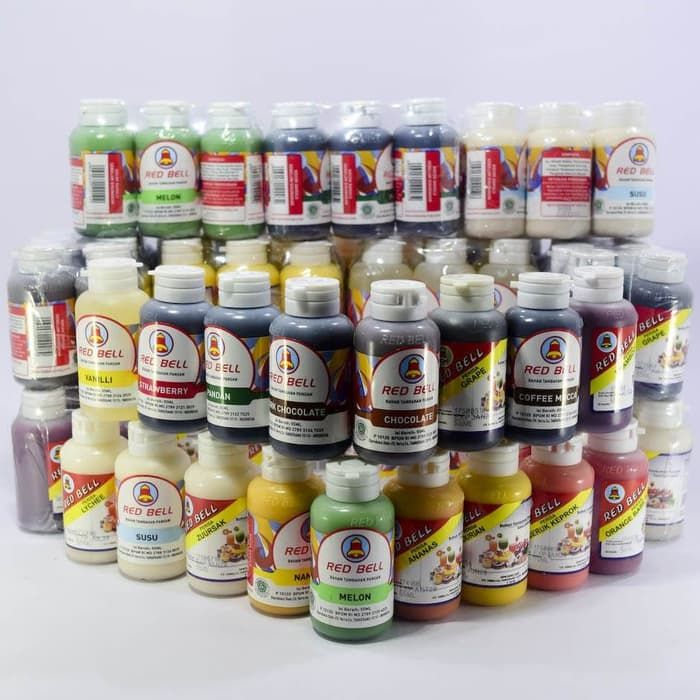 REDBELL PASTA Aneka Varian Rasa 55ml (PERISA & PEWARNA) RED BELL BPOM ...