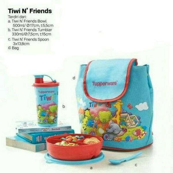 Tiwi n Friend set Tempat Makan Anak original by Tupperware | Lazada ...