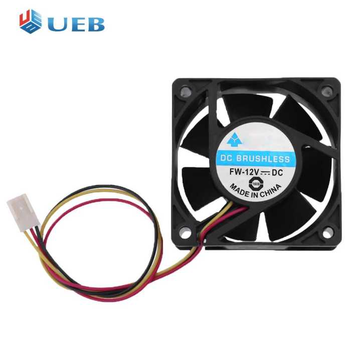 DC Brushless Cooling Fan 12V 60x60x25mm 3 Pin CPU Computer Fan | Lazada