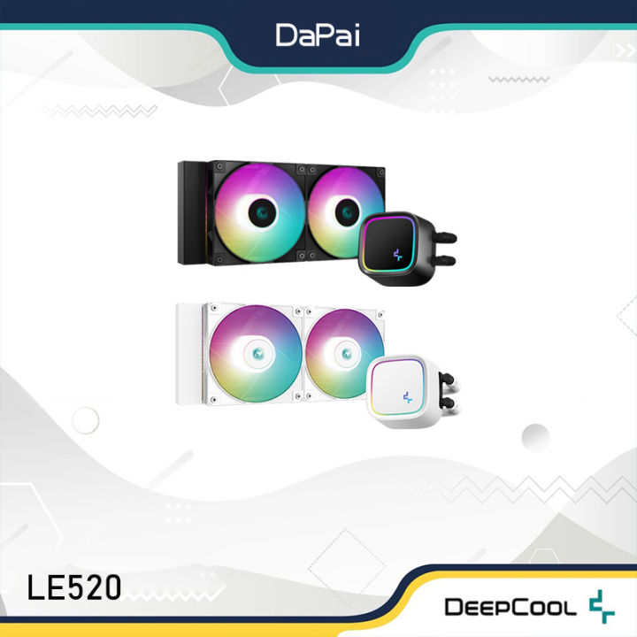 Deepcool LE520 AIO cpu Liquid Cooler| Hydro Bearing| Aluminum| ARGB ...