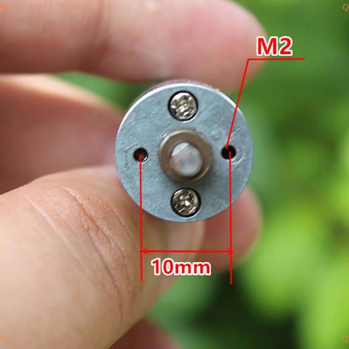 QR Mini Full Metal Gear DC Reduction Motor DC 3-6V Slow Speed Large ...