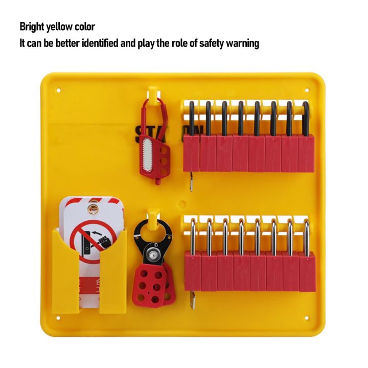 Lockout Tagout Station with Loto Devices Wall Mount Lock Out Tagout ...
