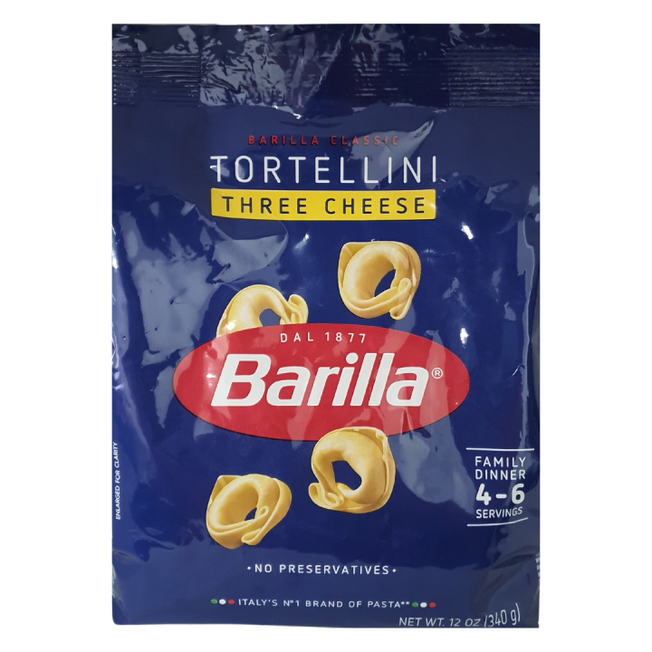 Barilla Classic Tortellini Three Cheese Pasta 4-6 Servings, 12oz / 340g ...