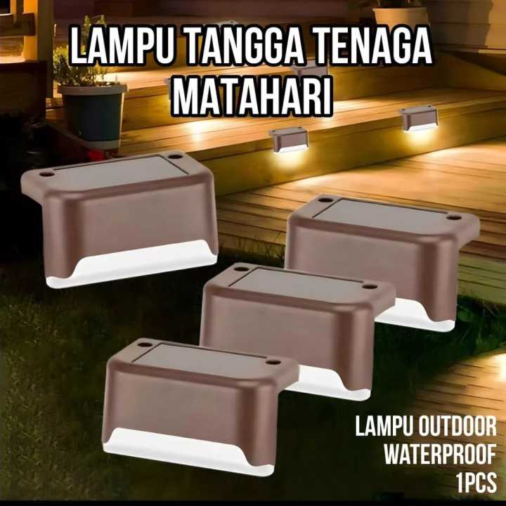PREMIUM - [ 1BOX ISI4 ] LAMPU TAMAN TENAGA SURYA / LAMPU HIAS LED SUDUT ...