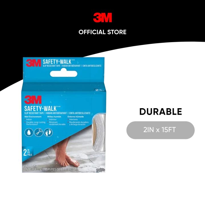 3M™ Safety-Walk Slip Resistant Tape, 220c-R2X180, 2in X 15 ft, Clear | Lazada PH