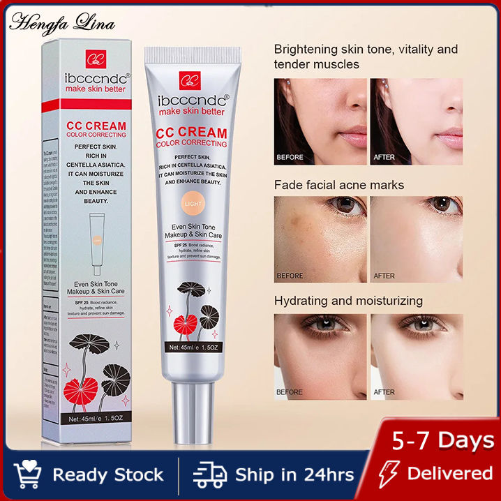 Hengfa Lina Isolation Cream CC Cream Concealer Long-lasting Invisible ...
