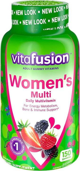 VitaFusion, Women's Multi, Daily Multivitamin, Natural Berry, 150 ...