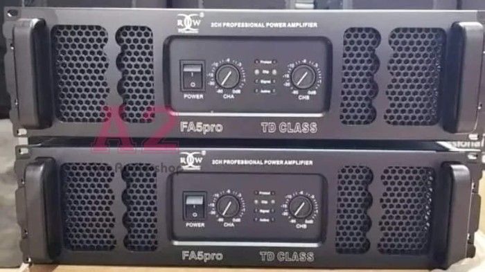 POWER AMPLIFIER RDW FA5 PRO CLASS TD 2CHANNEL ORIGINAL RDW | Lazada ...