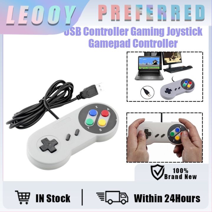 Super Nintendo Gaming controller SNES PC MAC PSP USB Controller Gaming ...