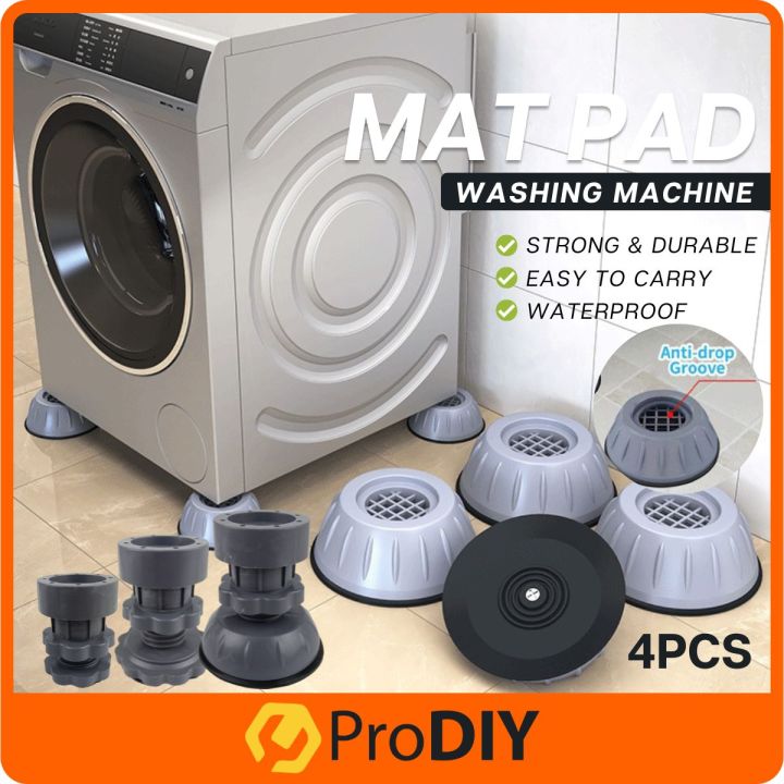 4 PCS Washing Machine Pad Mat Anti slip Noise Reduction Refrigerator ...