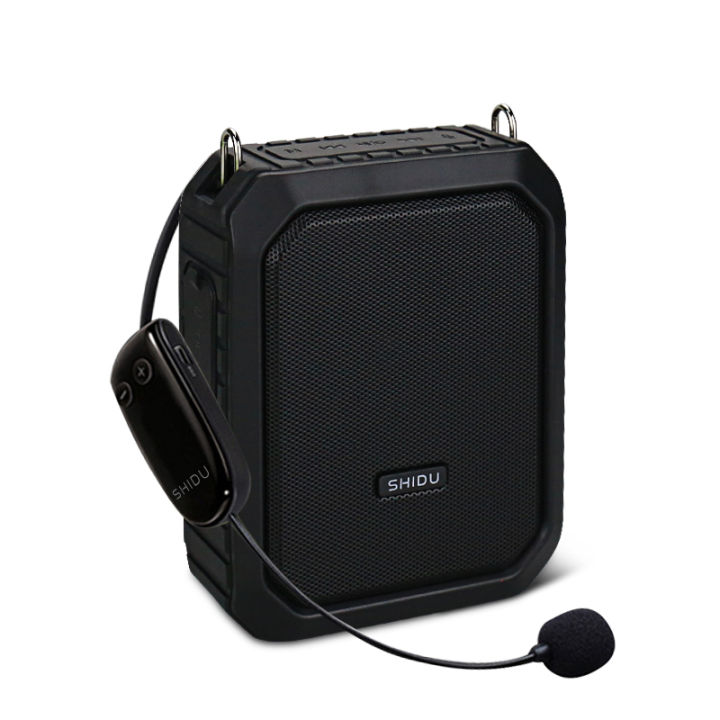 SHIDU M800 18W Rechargeable Wireless Voice Amplifier Portable ...