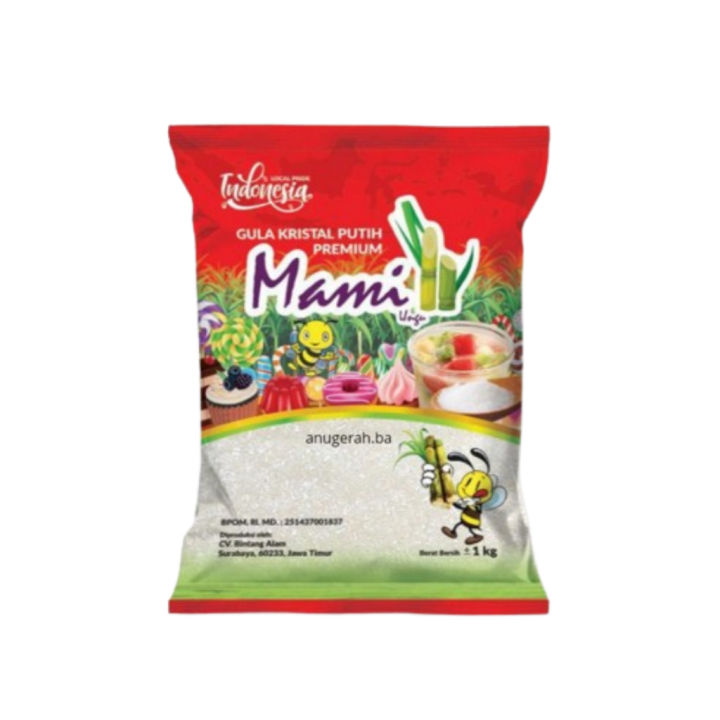Gula Mami Ungu Gula Kristal Putih 1kg - Gula Kemasan Putih | Lazada ...