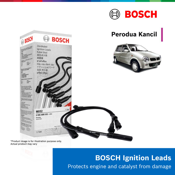 Bosch Ignition Leads (Spark) Plug Cable for Perodua Kancil - 0986AM0052 ...