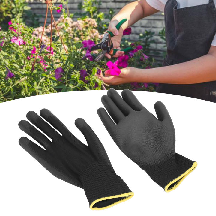 Safety Glove PU Coated Working Gloves Anti Static for Laboratory ...