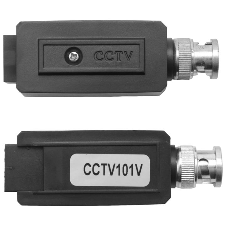 CCTV Camera Coax BNC RJ45 UTP Cat5 Active Video Balun Transceiver Pair ...