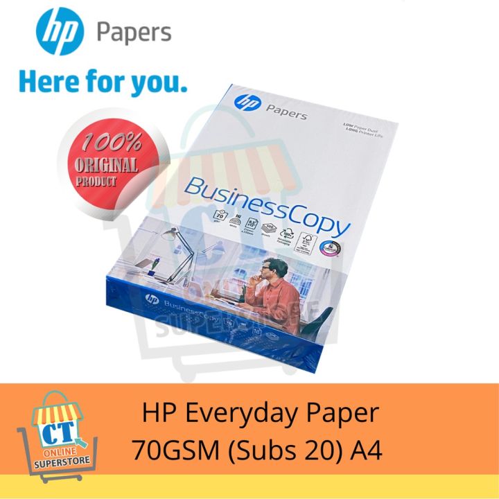 HP Everyday Paper A4 Size (70gsm thickness of paper) 500pcs 1 Ream ...