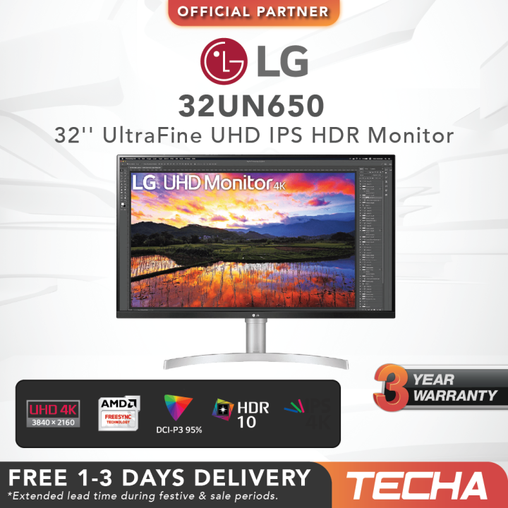 All new [FAST SHIP] LG 32UN650 | 31.5" 4K UHD | IPS | AMD FreeSync ...