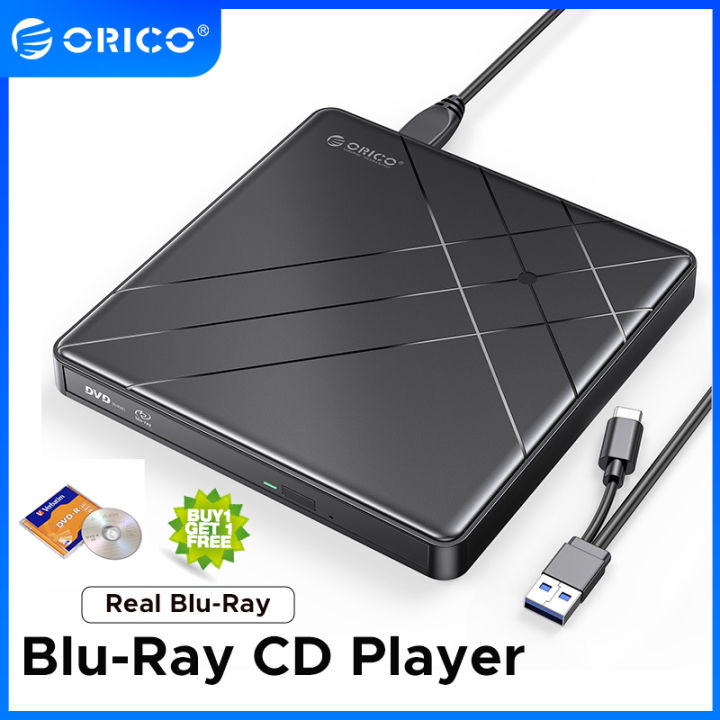 ORICO 100GB Blu-ray Portable BD CD Player CD-ROM Player CD Burner ...