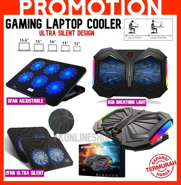 ~SHIP FROM KL~ RGB Laptop Cooler / Cooling Fan Laptop / USB Fan Laptop ...