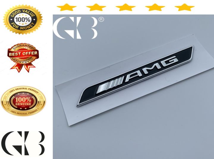 GB-STORE [100% ORIGINAL] Mercedes Benz AMG 3D Badge Labeling Car Logo ...