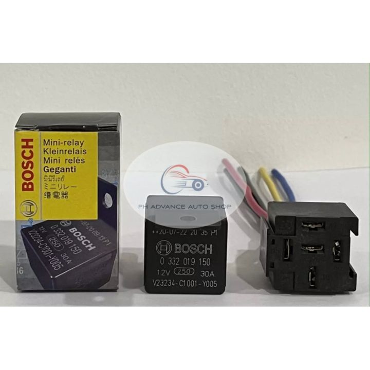 Bosch Relay 12v 30a 5pin with Socket Heavy Duty led | Lazada PH