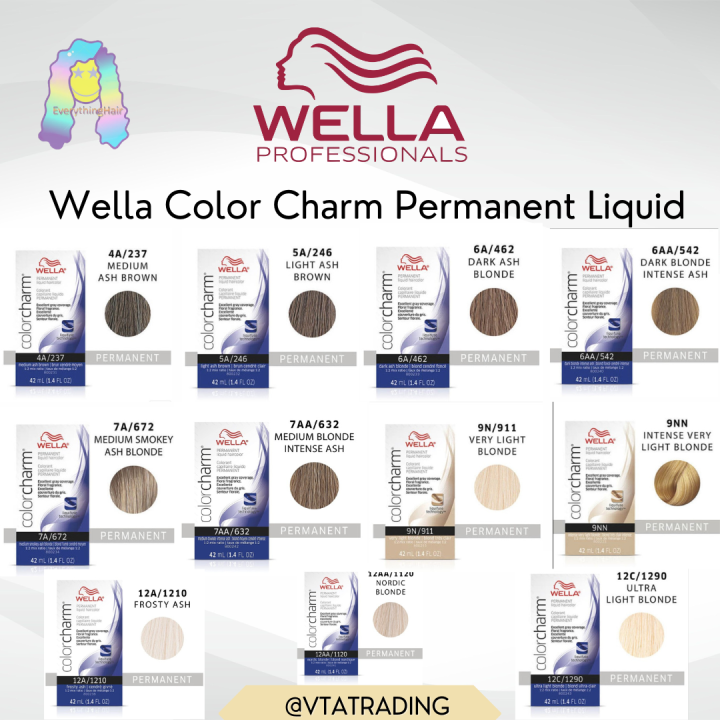 Wella Color Charm Liquid Permanent Hair Color | Lazada PH
