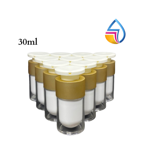 10pcs Bundle of 30ml Acrylic Airless Pump Matte Gold Bottle | Lazada PH