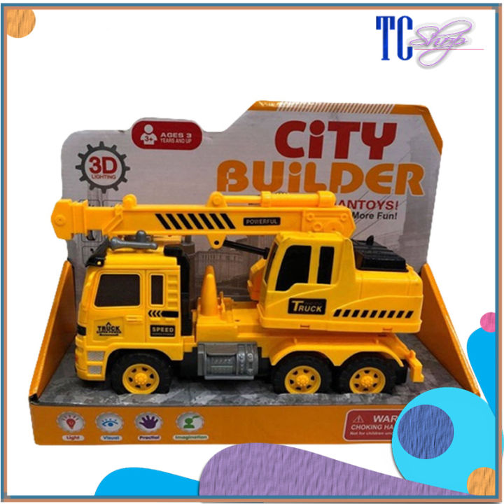 TC SHOP City Builder Truck Toy with Light and Sound | Lazada PH